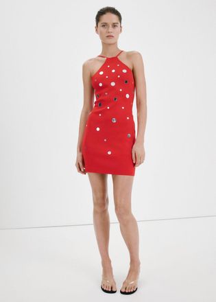 Mango Robe &agrave; emmanchures am&eacute;ricaines rouge - Femme - XS - MANGO