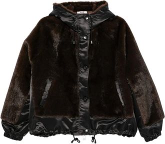 VALENTINI 1972 Valentini 1972, Femme, Vestes, Brun, Taille: 38 FR Veste en vison &eacute;cologique