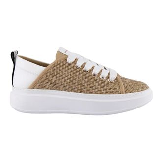 Alexander Smith Geflochtene Ledersneakers - - Shoes - Damen - Braun - 39 EU