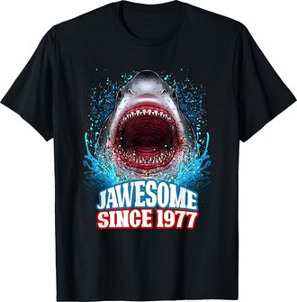 BDAZ 49. Geburtstag Jawesome Seit 1977 Shark 49 Jahre alt T-Shirt