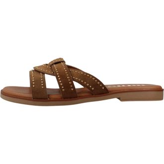 Mtng Mtng, Femme, Chaussures, Brun, Taille: 40 EU 55560M Sandalia Plana