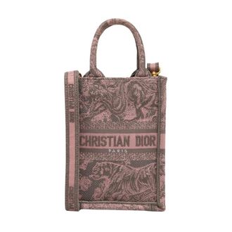 Dior Pre-owned Mini Toile de Jouy Vertical Book Tote - - Pre-owned - Damen - Rosa - ONE SIZE