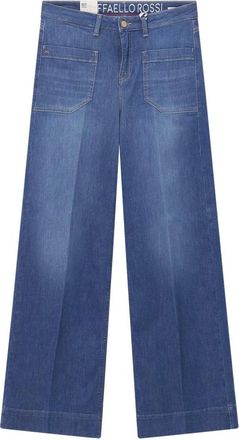 Raffaello Rossi Femme, Jeans, Bleu, Taille: 44 FR Jean Droit