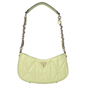 Guess Femme, Sacs, Jaune, Taille: ONE Size Aldina 4G Logo Mini Shoulder Bag