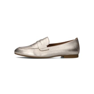 Gabor Goldene Lederslipper mit Glamour-Touch - - Shoes - Damen - Gelb - 42 1/2 EU