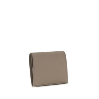 Ferragamo Womens Beige Calf Leather Bos Taurus Wallet