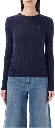 Polo Ralph Lauren Femme, Pulls, Bleu, Taille: 44 FR Julianna Classic Knit