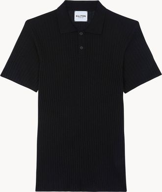 Kujten Pull cachemire soie col polo homme - Pull Gary
