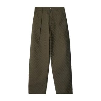 Burberry Homme, Pantalons, Vert, Taille: S Pantalon Vert Matelass&eacute;