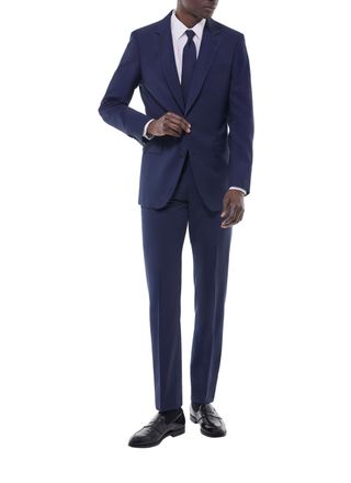 Fursac Costume ajust&eacute; en laine Prince de Galles - Taille 44 - Homme