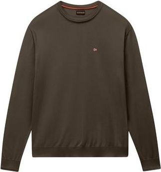 Napapijri Pull droit Decatur 2.0 &agrave; logo brod&eacute; en coton