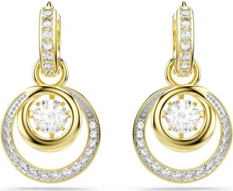 Swarovski Hyperbola H&auml;ngerohrringe - - Accessories - Damen - Gelb - ONE SIZE