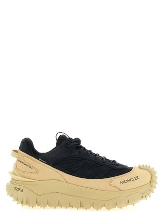 Moncler Blaue Ledersneaker