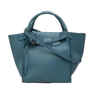 Celine Pre-owned Handle Leather Bag - - Pre-owned - Damen - Blau - ONE SIZE