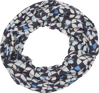 s.Oliver Lässiger Loop Schal aus Viskose mit All-over-Print