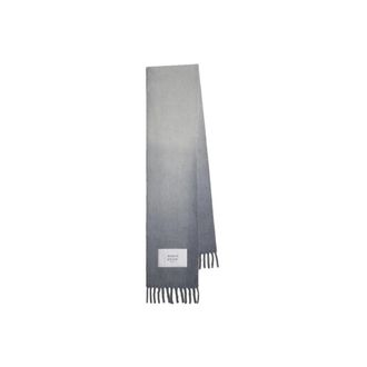 Maison Kitsun&eacute; &Eacute;charpe d&eacute;grad&eacute;e en alpaga - Homme - Accessoires - Gris - Taille: ONE Size