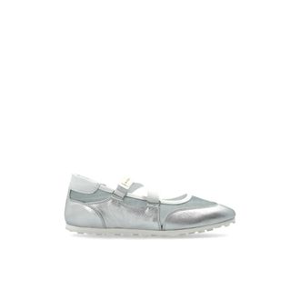 Marni Ballerinas mit Logo-Patch - - Shoes - Damen - Grau - 36 EU