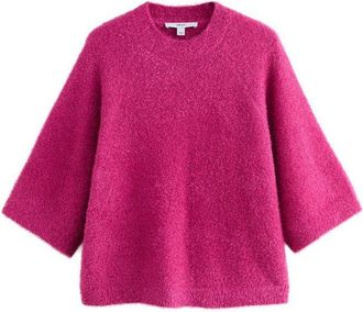 Next Strickpullover T-Shirt mit halblangen &Auml;rmeln und Lametta (1-tlg)