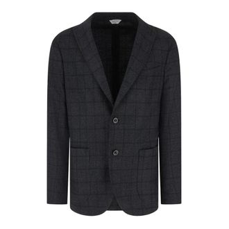Boglioli Veste brod&eacute;e en m&eacute;lange de laine - Homme - Vestes - Gris - Taille: 2XL