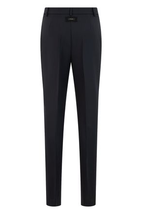 Pinko Womens Slim Trousers Dark Navy Polyester Skinny