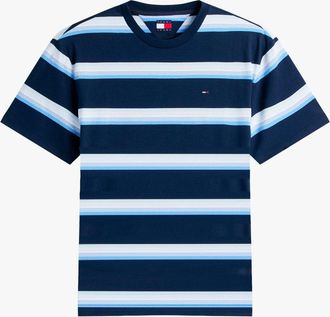 Tommy Hilfiger T-shirt droit ray&eacute; en coton