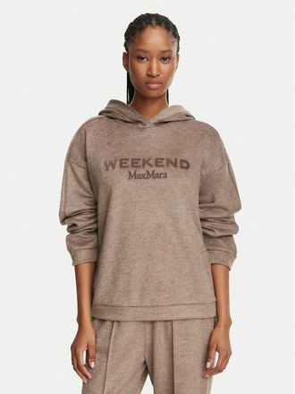 Max Mara Sweatshirt Vetrino 2625926012 Hellbraun Regular Fit