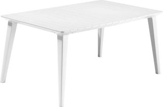 Les Tendances Keter Tisch LIMA 160 Glatte Oberfl&auml;che - Wei&szlig;