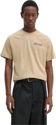 Sunflower Homme, Tops, Beige, Taille: S T-shirt imprim&eacute;