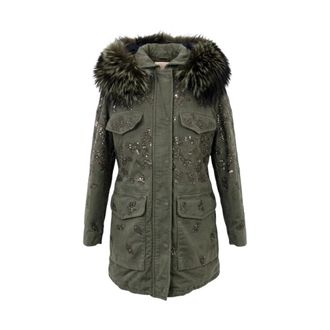 Mr & Mrs Italy Parka unie - Femme - Manteaux - Vert - Taille: 36 FR