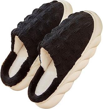 Generic Chausson Femmes Chausson Pantoufle Femme Pantoufles Pour Femmes Pantoufles Floues Hiver Chaud Intérieur Maison Chaussures Bulle Chaussures Hiver Femme