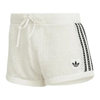 adidas Femme, Shorts, Blanc, Taille: 40 FR Knitted Crochet Shorts