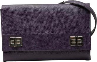 Prada Sac bandouli&egrave;re Pre-owned - Femme - Pre-owned - Violet - Taille: ONE Size