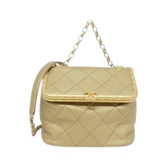 Chanel Sac &agrave; bandouli&egrave;re Vintage Pre-owned - Femme - Pre-owned - Jaune - Taille: ONE Size