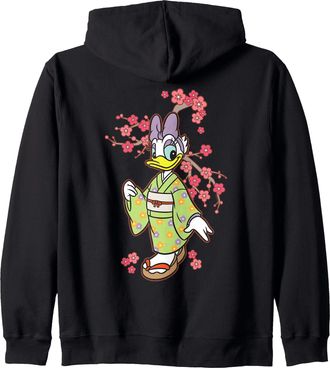 Disney Daisy Duck in Kimono Cherry Blossoms Spring Sakura Kapuzenjacke