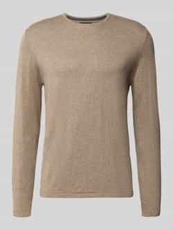 Christian Berg Strickpullover aus Baumwolle mit Rundhalsausschnitt
