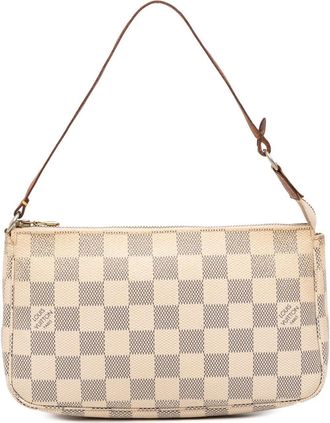 Louis Vuitton Hobo Bags - Damier Azur Pochette Accessoires - Gr. unisize - in Weiß - für Damen