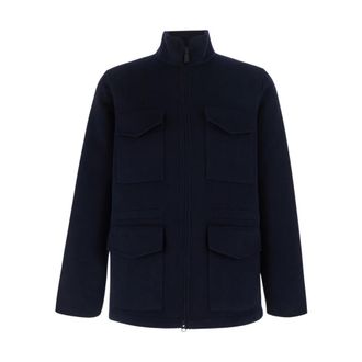 Aspesi Wolljacke - - Jackets - Damen - Blau - 2XL