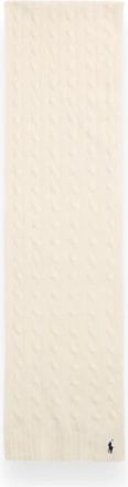 Polo Ralph Lauren Geflochtenes Woll-Kaschmirschal - - Accessories - Damen - Beige - ONE SIZE