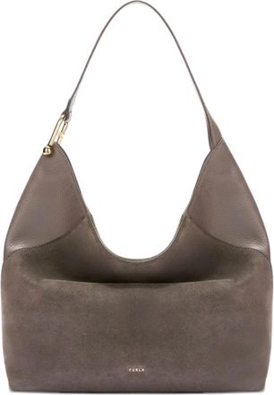 Furla Femme, Sacs, Brun, Taille: ONE Size Lara L Hobo Bag