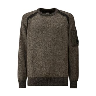 C.P. Company Fleece Strick-Rundhals - - Knitwear - Herren - Grau - 2XL
