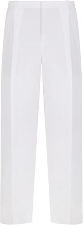 Vince Femme, Pantalons, Blanc, Taille: 38 FR Pantalon Droit