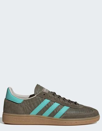 adidas Originals Handball Spezial - Schuhe in Olive Strata / Acid Mint / Gummi-Gr&uuml;n