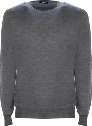 Fedeli pull à col rond - Gris