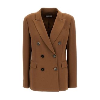 Alberto Biani Damen, Jacken, Braun, LGr&ouml;&szlig;e