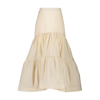 Zeus + Dione Daucus Midirock - - Skirts - Damen - Beige - S