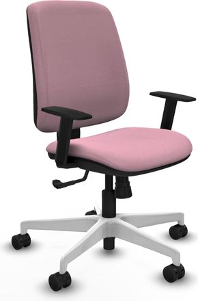 Piqueras y Crespo Alares B&uuml;rostuhl mit 1D-Armlehnen, 4 Positionen und Schaumstoff, 65 mm Nylon, Rosa