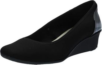 Anne Klein Escarpins &agrave; Talon compens&eacute; Wisher pour Femme, Noir, 41 EU