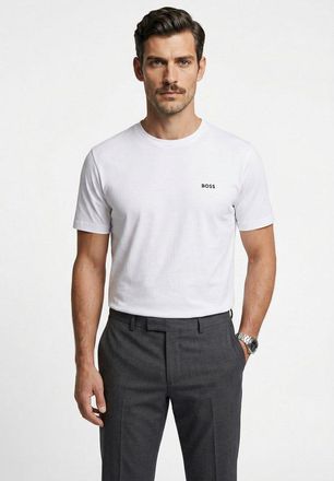 HUGO BOSS T-Shirt (Packung, 3-tlg., 3er-Pack) Rundhalsausschnitt, kurze &Auml;rmel, Regular fit, Logodruck