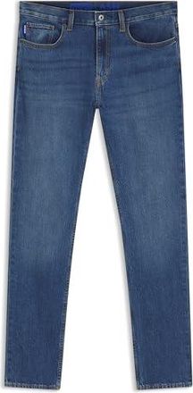 HUGO BOSS Hommes Ash Jean Slim en Denim Stretch Bleu