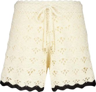 Zimmermann Femme, Shorts, Beige, Taille: 38 FR Shorts Crochet Rhiannon